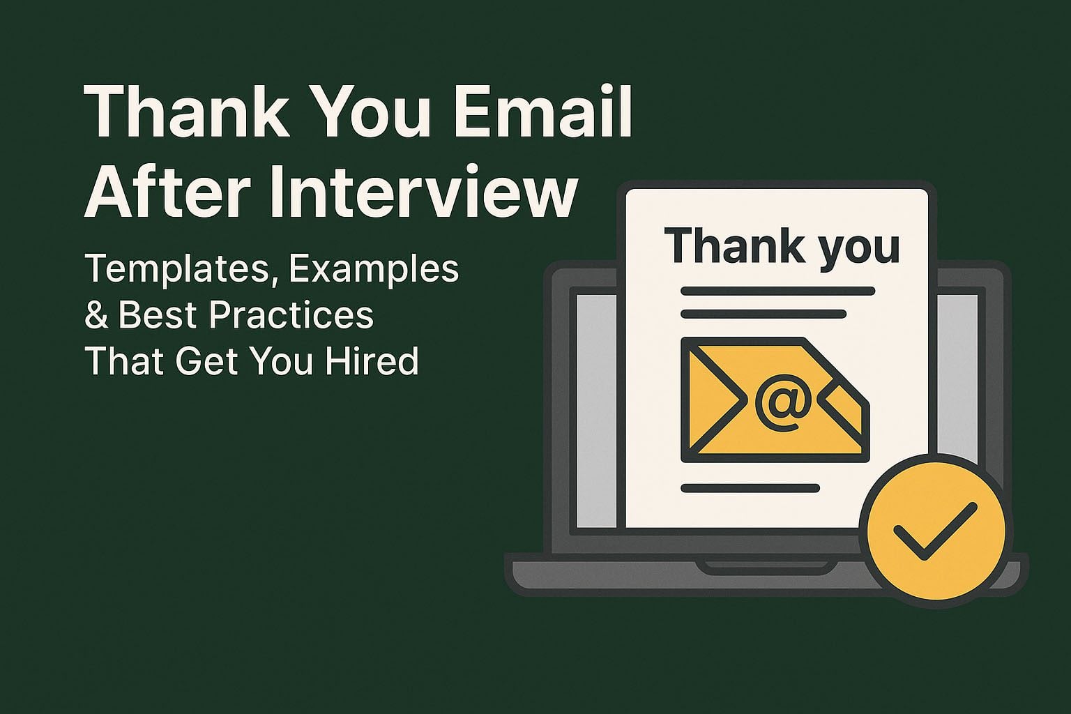 Thank You Email After Interview: Templates, Examples & Best Practices ...