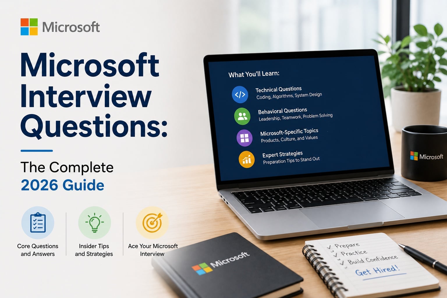 Microsoft Interview Questions: The Complete 2026 Guide - The Interview Guys