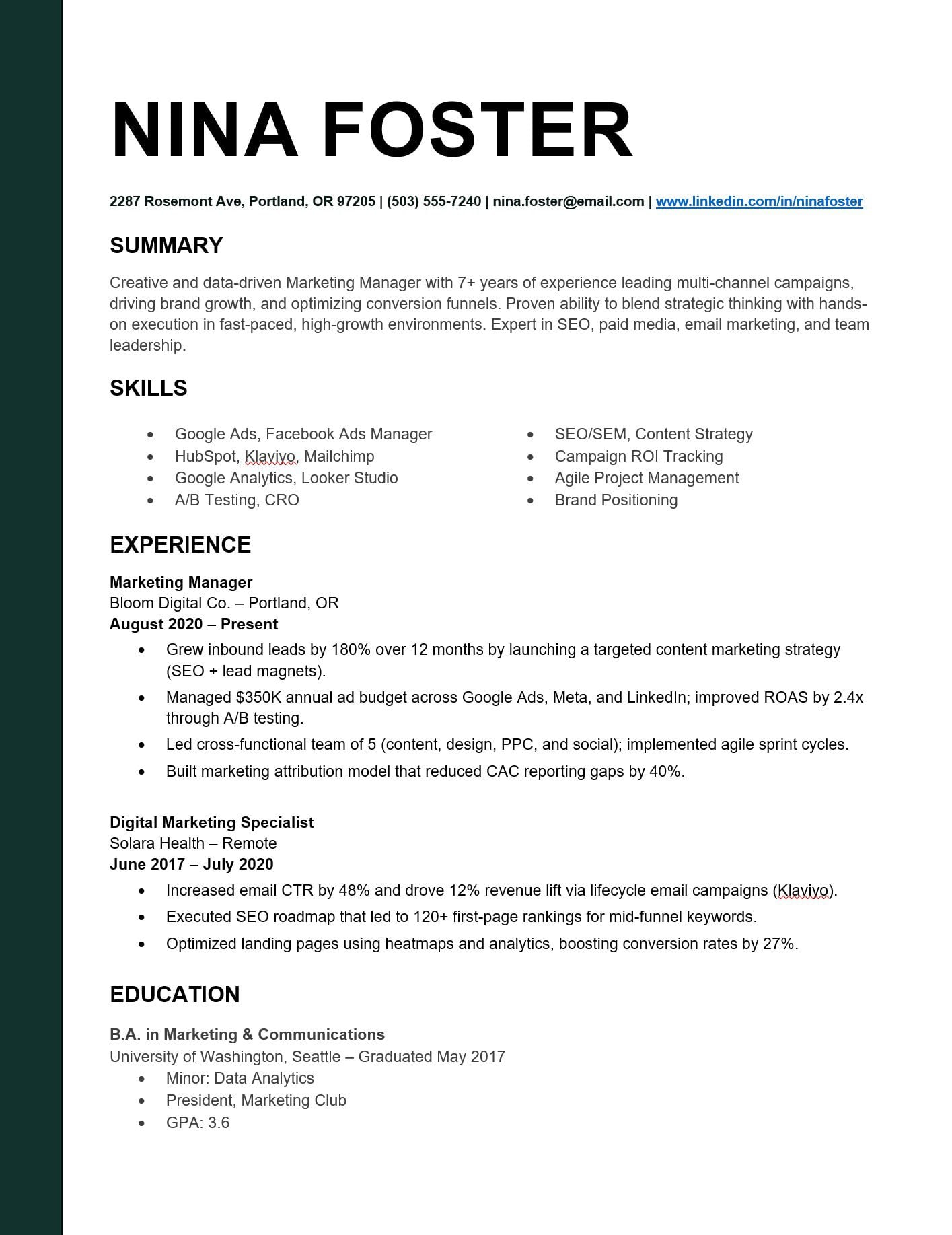 How To Write A Skills Based Resume For 2026 (Template Included) - The ...