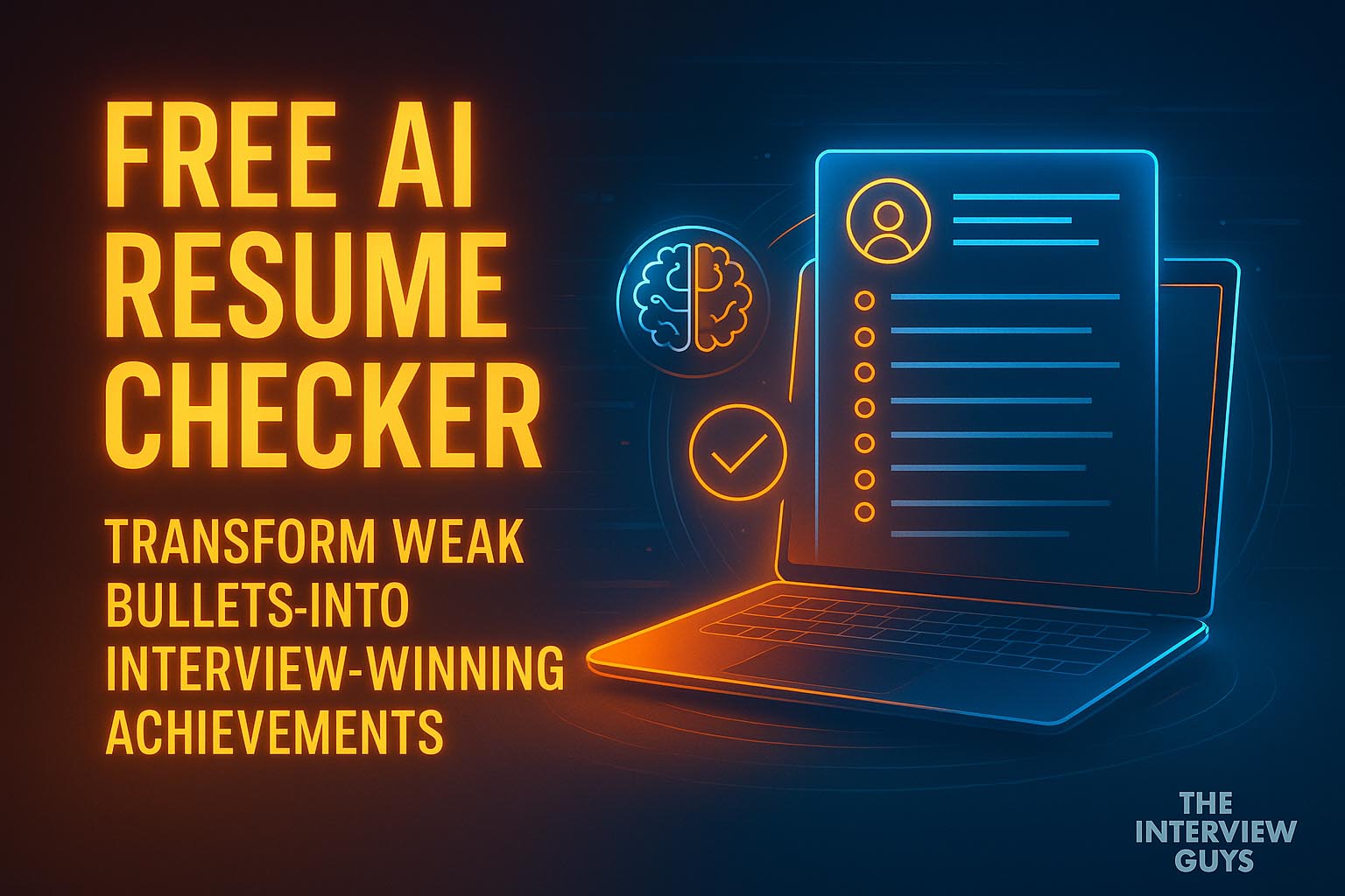 Free AI Resume Checker: Transform Weak Bullets Into Interview-Winning ...