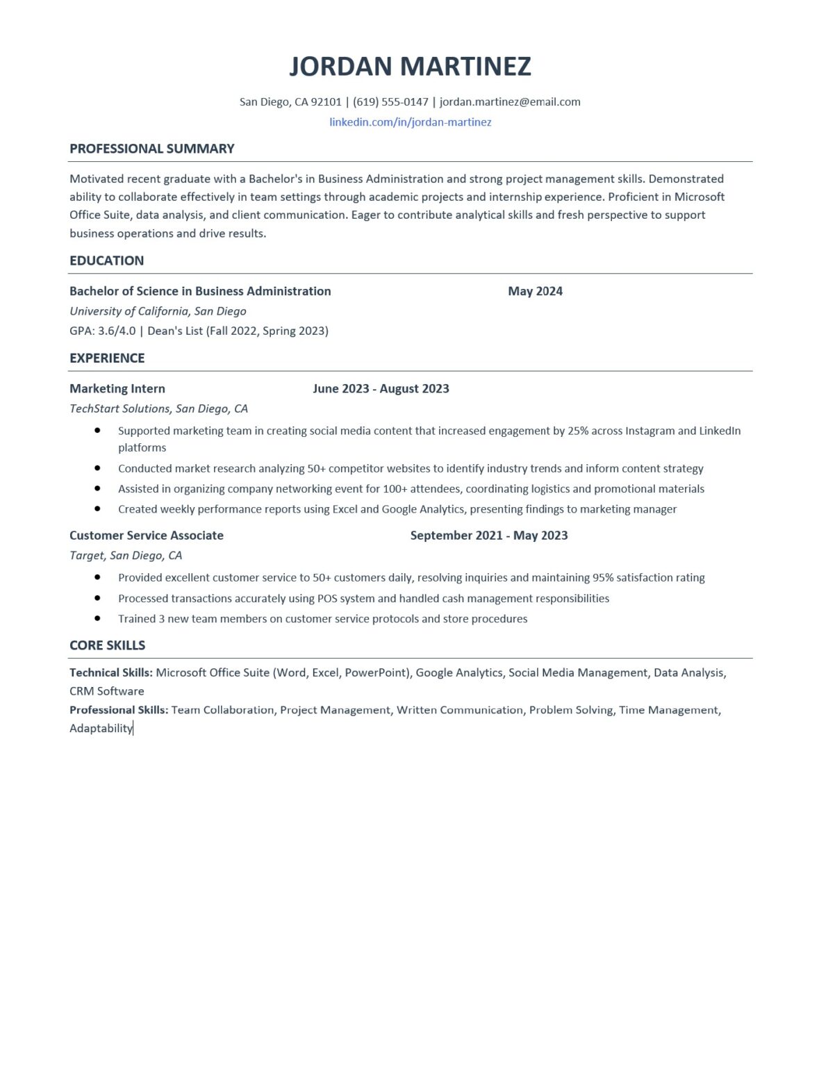 Free Beginner Resume Template For 2025: + Examples & Writing Guide ...