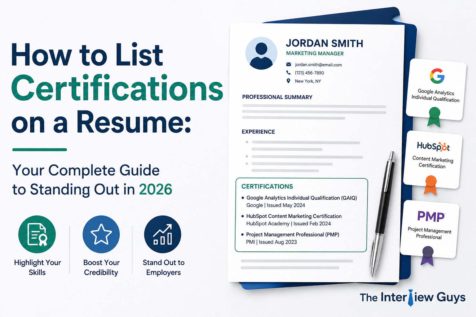 How to List Certifications on a Resume: Your Complete Guide to Standing ...