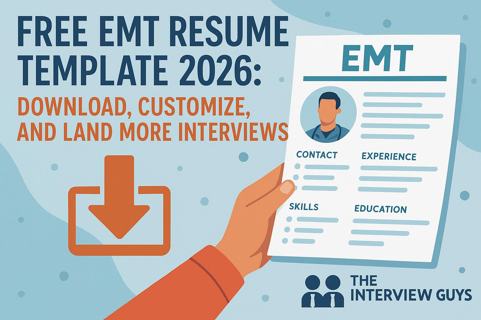 Free EMT Resume Template 2026: Download, Customize, and Land More ...