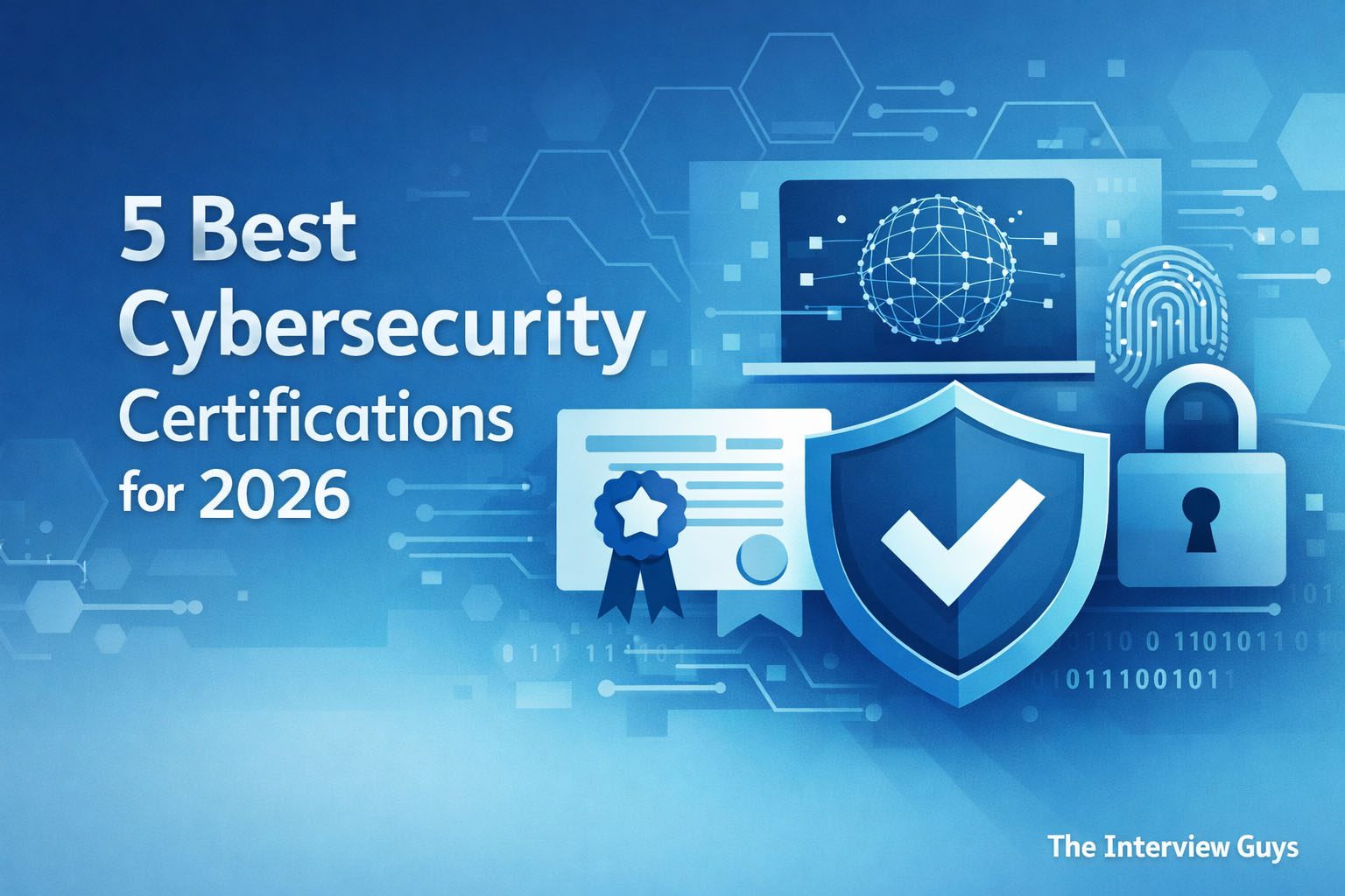 5 Best Cybersecurity Certifications for 2026 - The Interview Guys