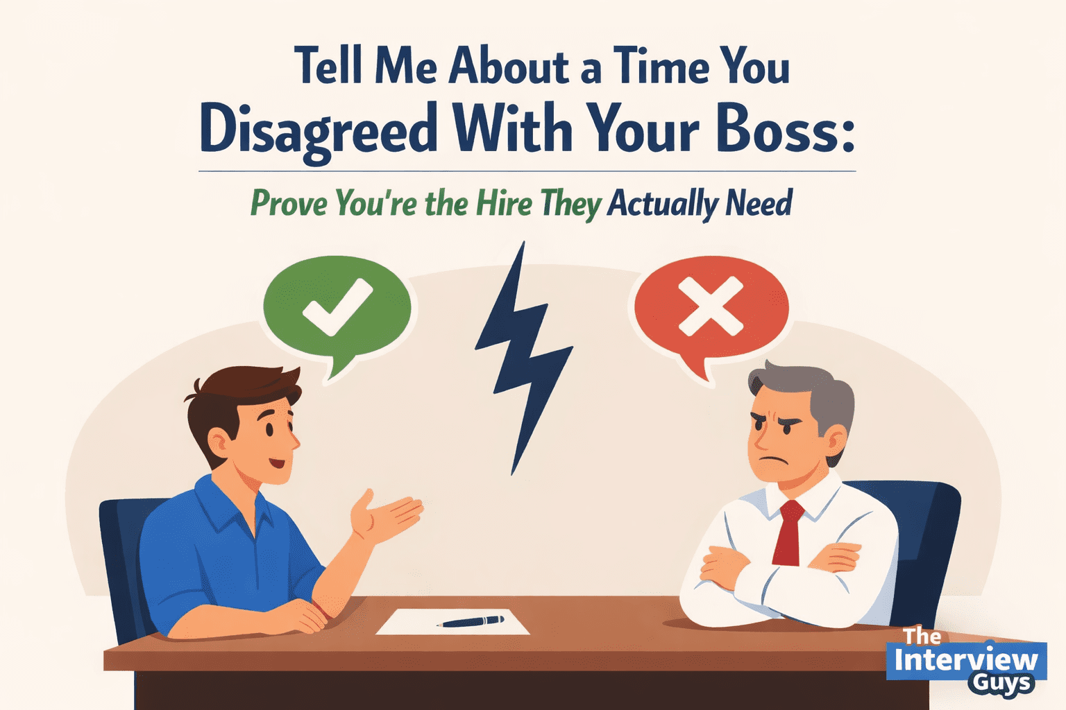 Tell Me About a Time You Disagreed With Your Boss: How to Use This ...
