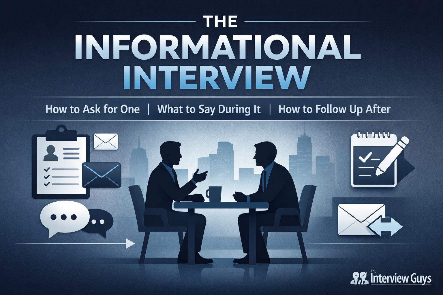 The Informational Interview: How to Ask for One, What to Say During It ...
